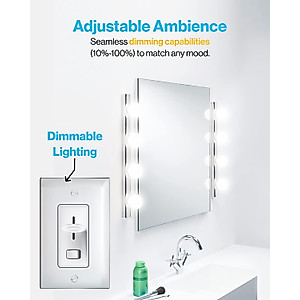 Sunco 8 Pack Vanity Globe Light Bulbs G25 LED for Indoor Bathroom Mirror Living Area, CRI92 2700K Soft White, Dimmable 450 LM, 6W, E26 Base, Round Frosted Classic Ambient Decorative Bulb, UL