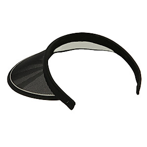 UV 50+ Protection Clip On Visor - Black OSFM