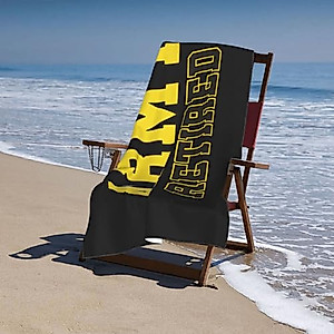 Army Retired Beach Towel Absorbent Bathroom Towels Microfiber Beach Towels Oversized Super ​32x52 Inch