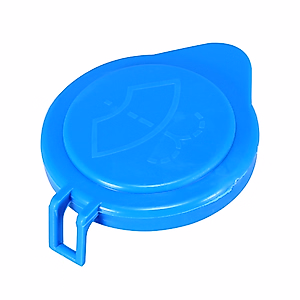 X AUTOHAUX Blue CP9Z-17A605-A Windshield Wiper Washer Fluid Reservoir Tank Bottle Cap for Ford Focus 2012-2018
