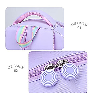 Pink Unicorn Backpack Large Capacity Waterproof Bookbag Multifunction Casual Daypack Laptop Travel Bag For Teens