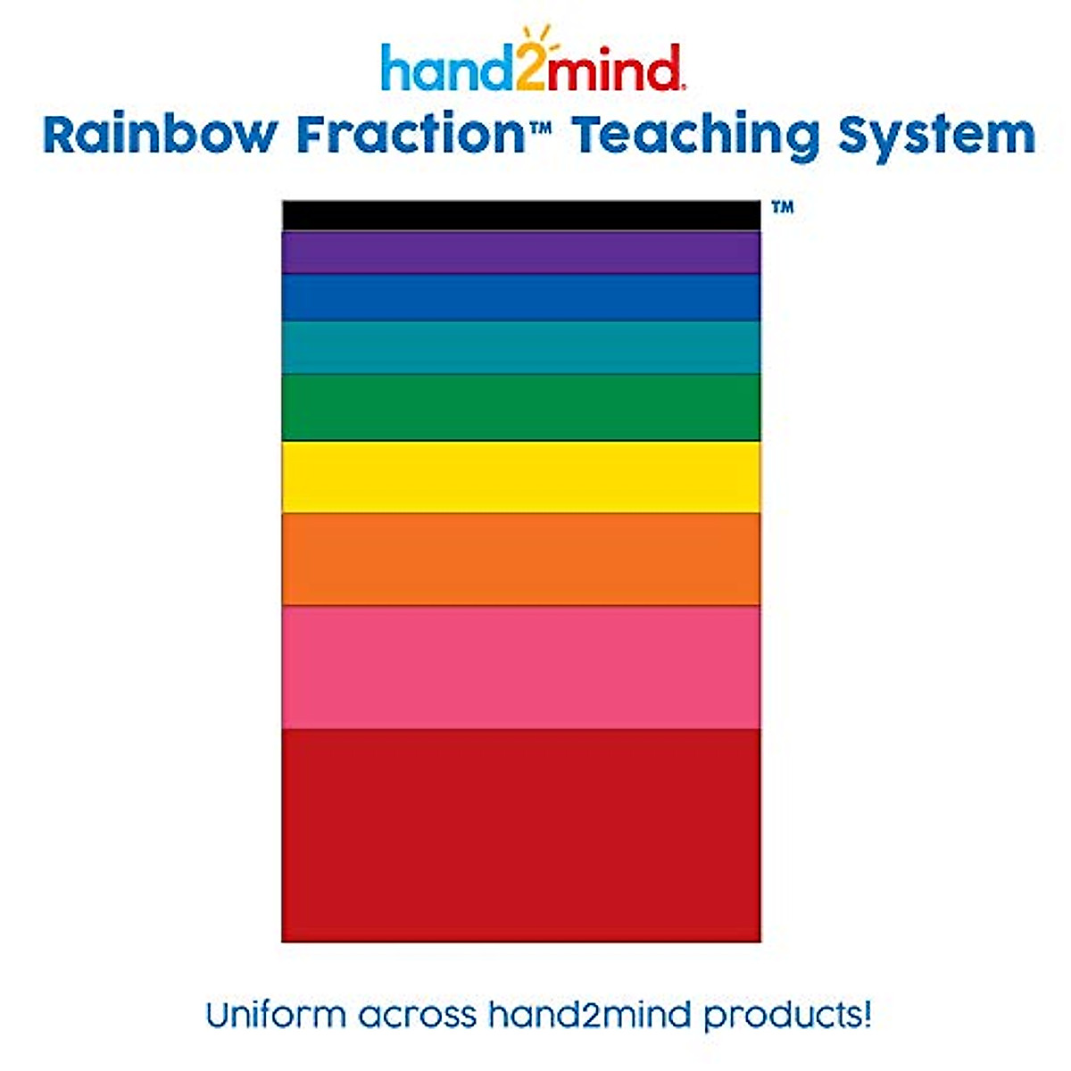 hand2mind Plastic Connecting Fraction Circles, Fraction Manipulatives, Unit Fraction, Rainbow Circle Math Manipulatives, Fraction Games, Montessori Math, Homeschool Supplies (Set of 5)