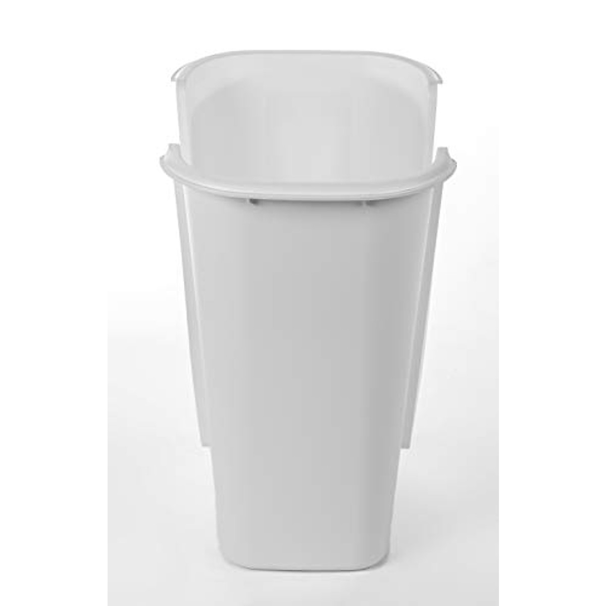 Waste-Eze; Adaptive,13 Gallon Kitchen/Office Trash Can, with Ergonomic, Easy-to-Use Design and Made in The U.S.A. - White