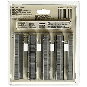 STANLEY Brad Nails, Heavy-Duty Staple and Brad Assortment, 2500-Pack, 18/24 GA (TRA700BN)