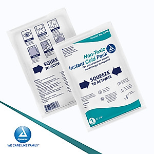 Dynarex 4518 Instant Cold Pack with Urea, 5"x9", Pack of 24