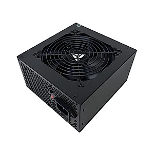 Apevia SPIRIT600W Spirit 600W ATX Power Supply with Auto-Thermally Controlled 120mm Fan, 115/230V Switch, All Protections