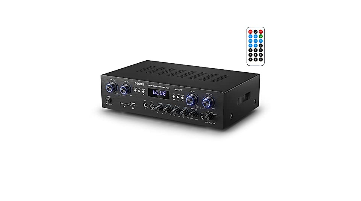 Donner Bluetooth 5.0 Audio Amplifier | 440W Power Home Receiver