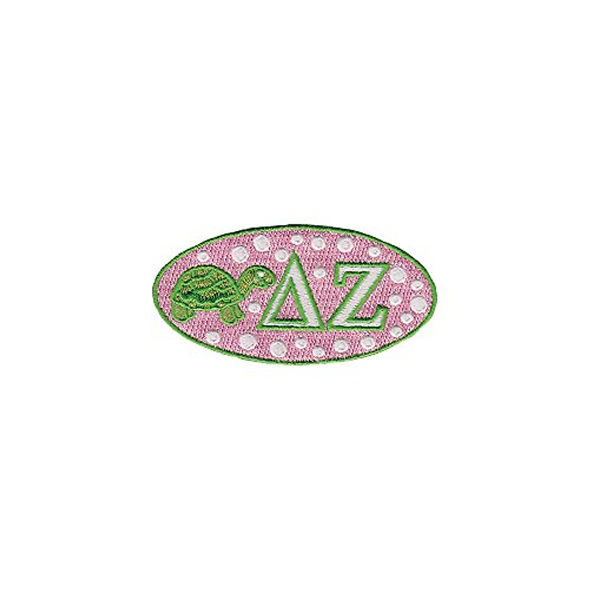 Tervis Sorority - Delta Zeta Tumbler with Emblem and Pink Lid 16oz Mug, Clear