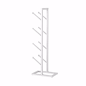 GRRICEPL Modern Metal Sports Ball Storage Rack, Basketball Ball Storage Rack Ideal for Gym,Garage Or Indoor Use Sports Equipment Storage Organizer (Color : White, Size : 40x25x115cm)