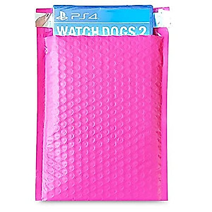 iMBAPrice 250-Pack #0 (6" x 10") Premium Hot Pink Color Self Seal Poly Bubble Mailers Padded Shipping Envelopes (Total 250 Bags)