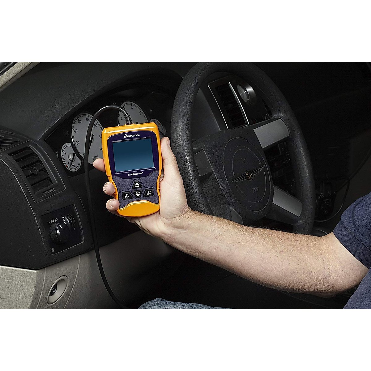 Actron CP9670 AutoScanner Trilingual OBD II, CAN, and ABS Scan Tool with Color Screen for 1996 and Newer Vehicles