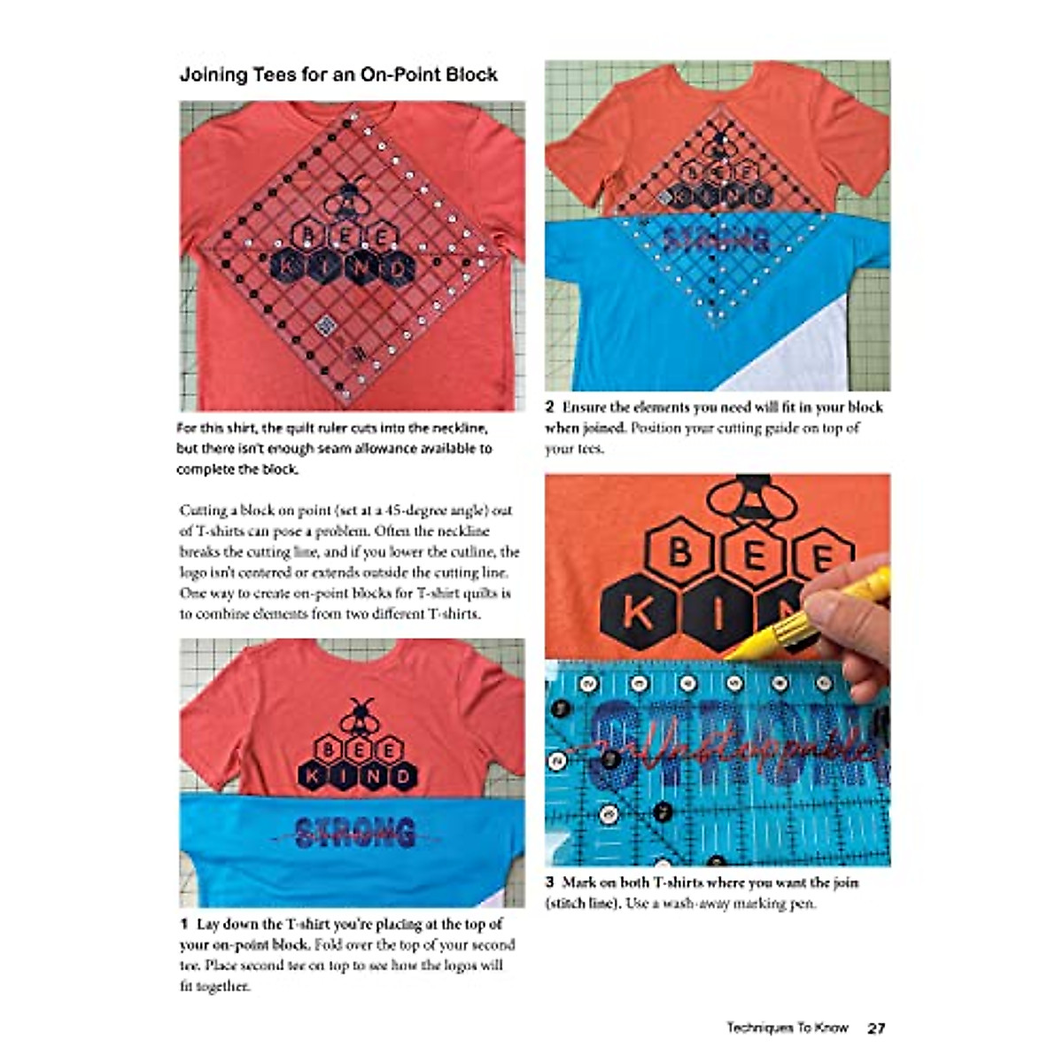 Patchwork T-Shirt Quilts: The Fabric-Lover's Approach to Quilting Keepsakes and Preserving Memories (Landauer) 14 Step-by-Step Projects and Patterns Using Sentimental Tees - Pillows, Bags, and More