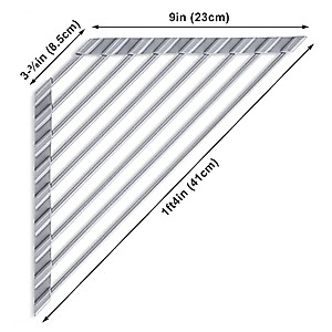 Triangle Roll-Up Dish Drying Rack - Small Foldable Silicone Coated for Sink Corner, Stainless Steel Over Sink Organizer, Drainer Caddy and Space Saver for Multipurpose Kitchen Storage (Gray)