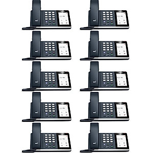 Yealink MP54-TEAMS Edition Desk IP Phone [10 Pack] Cost-Effective IP Phone for Team, 4 inch (800 x 480) Capacitive Touch Screen, PoE, Power Adapter Not Included…