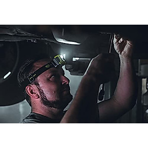 Streamlight 61436 Enduro Pro USB Rechargeable Multi-Function Head Lamp with Elastic and Rubber Head Strap and 3M Dual Lock, Yellow