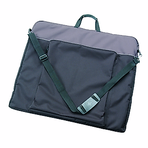 ArtBin Tote Folio- Black/Charcoal Artist Portfolio, 8000SA