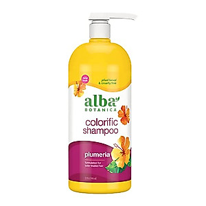 Alba Botanica Colorific Shampoo, Plumeria, 32 Oz