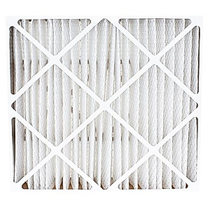 Filterbuy 20x25x5 Air Filter MERV 13 Optimal Defense (4-Pack), Pleated HVAC AC Furnace Air Filters for Amana, Coleman, Gibson, Goodman, York, and More (Actual Size: 20.18 x 25.31 x 5.25 Inches)