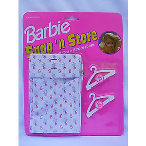 Barbie Snap 'n Store Hanging Garment Bag with 2 Hangars