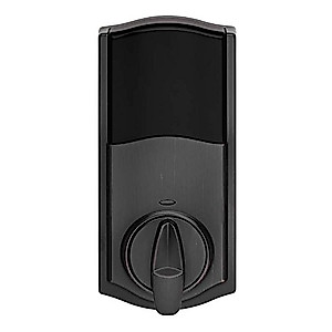 Kwikset 99150-003 SmartCode 915 Touchscreen Electronic UL Deadbolt with Smart Key, Venetian Bronze