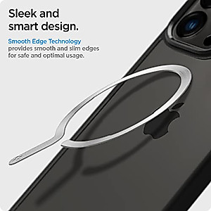 Spigen OneTap Ring Adapter for Mag Safe-Compatibility with EZ-Fit Kit [Add Mag Safe Compatibility to Non-Mag Safe Case ] - 1 Pack - Silver