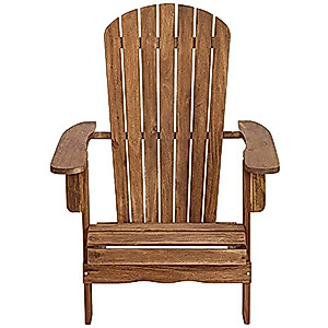 Teal Island Designs Cape Cod Natural Wood Adirondack Chairs Set of 2