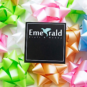 Assorted Pastel Satin Gift Bows, 20 Pack