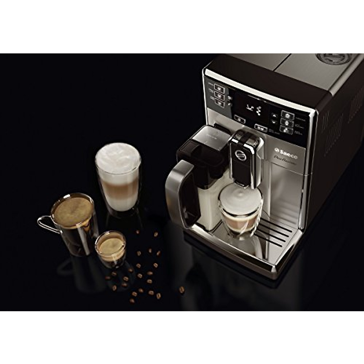 Saeco PicoBaristo Super Automatic Espresso Machine, 1.8 L, Stainless Steel, HD8927/47