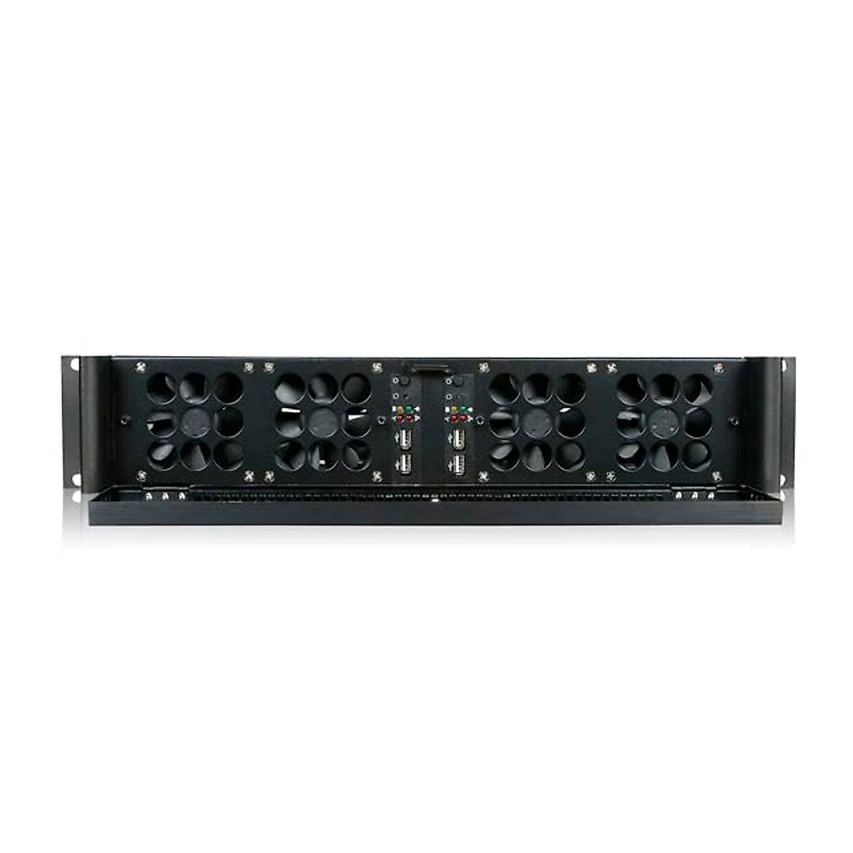 2U Rackmount Case for Dual Mini-ITX MB 14" Deep
