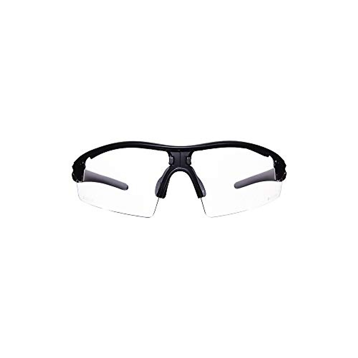 Allen Company Aspect Shooting Safety Glasses, Clear Lenses, ANSI Z87.1+ & CE Rated, Black and Gray, one Size