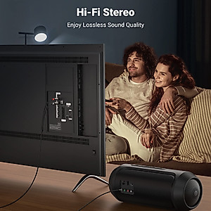 UGREEN 3.5mm to RCA Cable, 10FT RCA Male to Aux Audio Adapter HiFi Sound Headphone Jack Adapter Metal Shell Y Splitter Auxiliary Cord 1/8 Connector for Phone Speaker MP3 Tablet HDTV