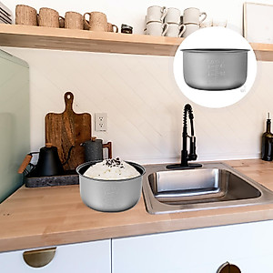 Hemoton Kitchen Rice Cooker Small Rice Cooker Inner Pot Replacement Rice Electric Rice Cooker Pot Rice Cooking Pot Part Accessory for 3L Rice Cooker L Rice Cooker Small Rice Cooker Small