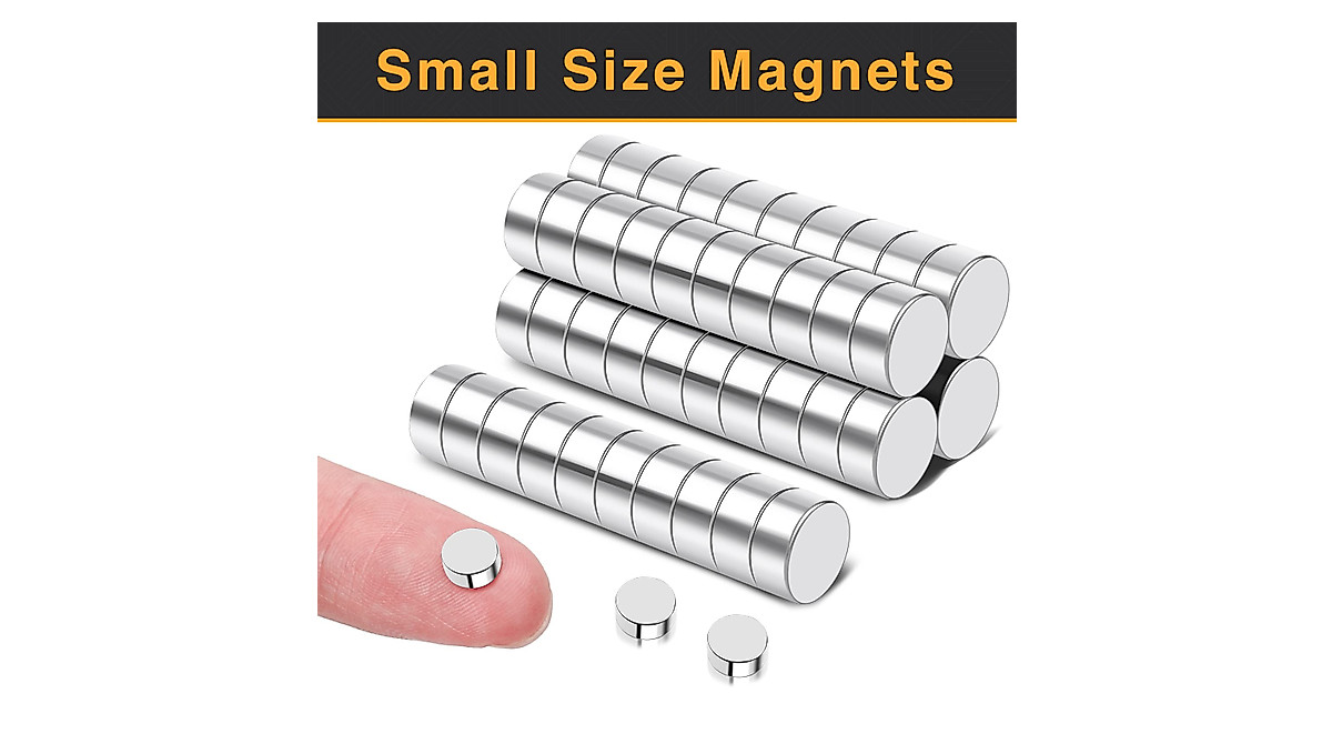TRYMAG Small Strong Magnets | 50pc Neodymium for DIY & Office