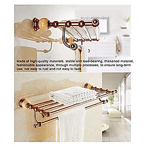 Towel BAR Rack Bathroom Towel Rack Wall Mounted Towel Holder,European Antique Bathroom,Jade Bathroom Towel Rack,Wall Mount Towel Shelf