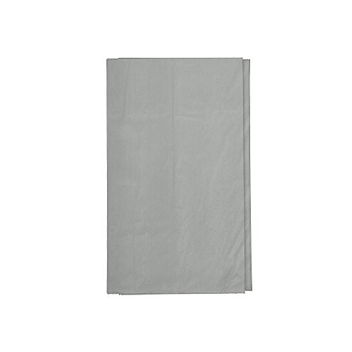 Gift Expressions 6 CT Premuim 54x108 inch Rectangle Plastic Tablecloth Waterproof Disposable Party Event Decoration Heavy Duty Table Cover(Silver)