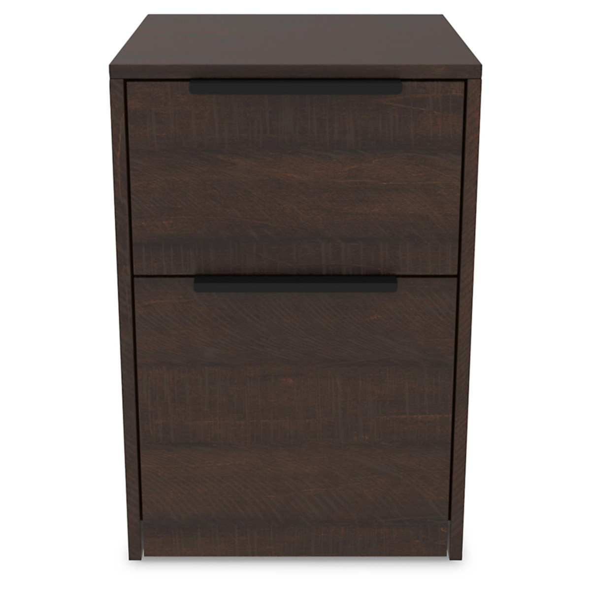 Signature Design by Ashley Arlenbry Modern Filing Cabinet with 2 Drawers, Weathered Oak Gray