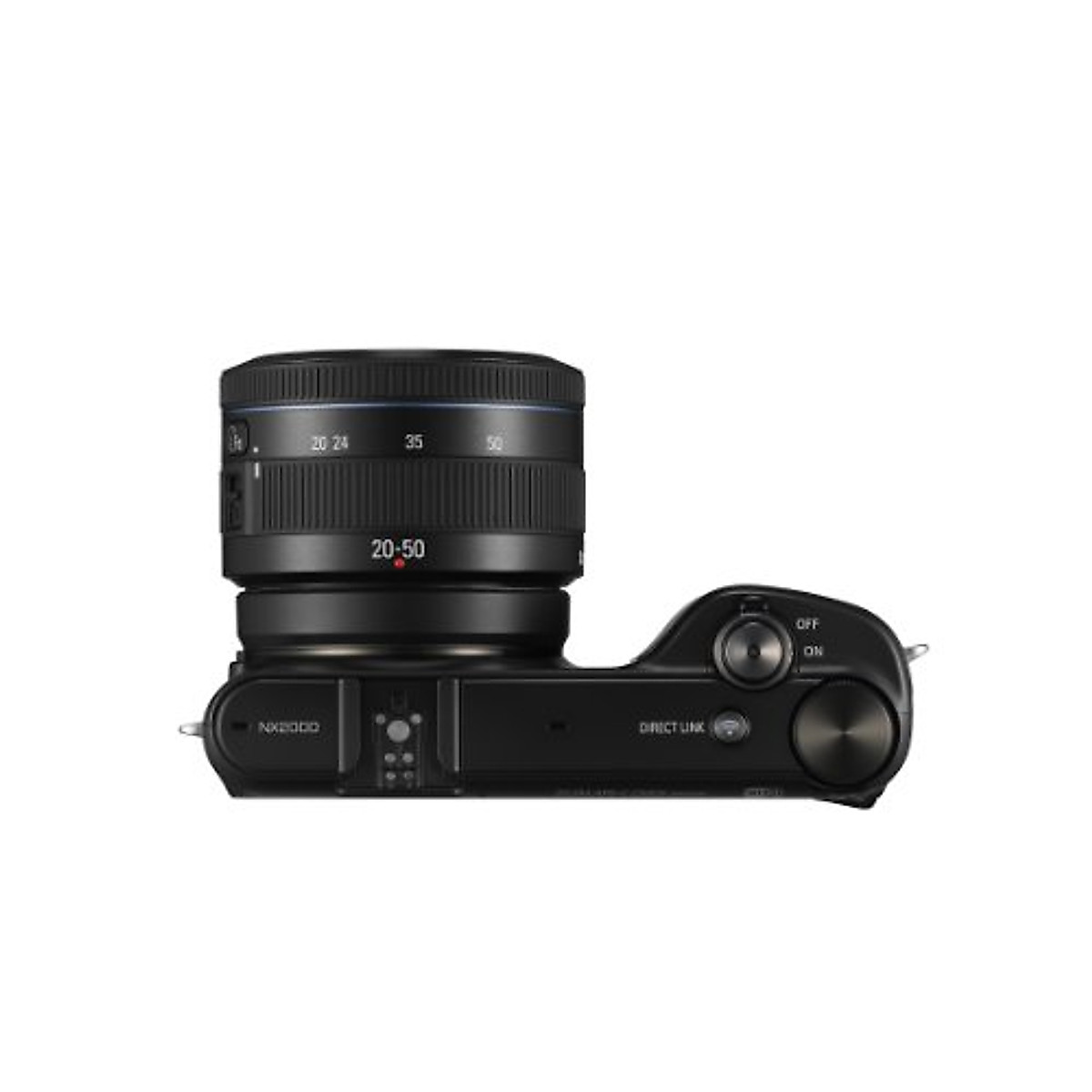 Samsung NX2000 20.3MP CMOS Smart WiFi Mirrorless Digital Camera with 20-50mm Lens and 3.7" Touch Screen LCD (Black) (OLD MODEL)