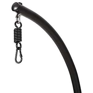 Christopher Knight Home 317946 Briggs Hanging Chair Stand, Black