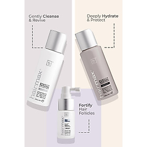 Hairmax Density Hair Care Set - For Thinning Hair - Invigorating Shampoo, Conditioner & Hair Booster - For Men & Women - 2 Bottles (2 fl oz) & 1 Bottle (1 fl oz)