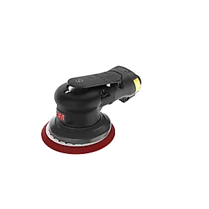 3M Pneumatic Random Orbital Sander - Xtract ROS, 88950, 6 in, Non-Vacuum, 3/16 in Orbit, Lightweight and Comfortable, 12000 RPM, 209W Motor, 3 Speed Settings with Thumb Control