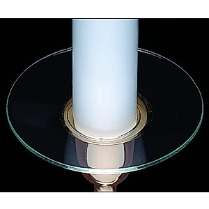 Biedermann & Sons Glass Bobeches, Clear, 12-Count, Piece