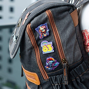 My Little Pony Enamel Pin Set | Exclusive | Collectible Fandom Pins | Featuring Glam Rock Dash And Hoofgazer Fluttershy |A Unique Gift For Collectors, TV And Pop Culture Fans