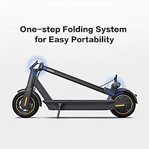 Segway Ninebot MAX G30P Electric Kick Scooter- 350W Motor, 40 Miles Long-Range & 18.6 MPH, 10" Pneumatic Tire, Dual Brakes, W. Capacity 220 lbs, Commuter Electric Scooter for Adults&Teens
