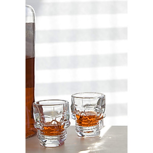 Kikkerland Skull Shot Glasses, Set of 4