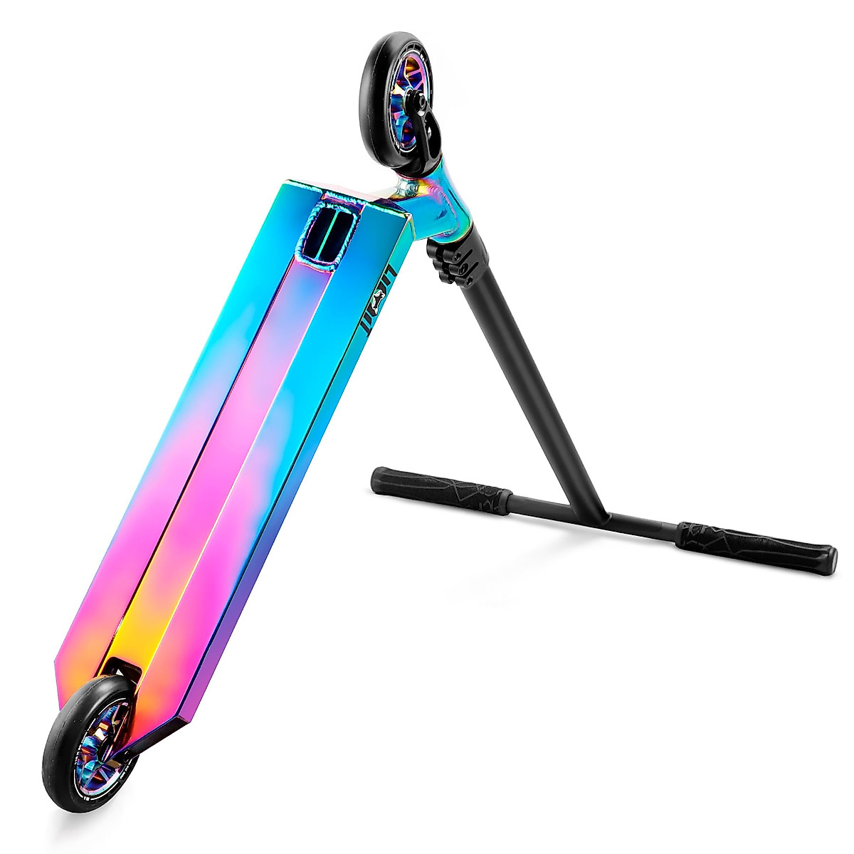 LMT01-V2 Professional Scooter-Trick Scooter-Intermediate Professional Stunt Scooter Suitable - Children, Teenagers Adults 8 Years Old Above-Durable (Black Color)