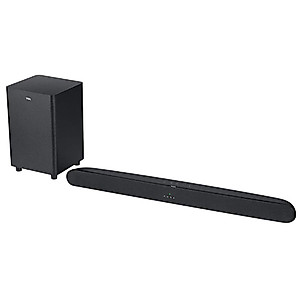 TCL Alto 6+ 2.1 Channel Roku TV Ready Home Theater Sound Bar with Wireless Subwoofer and Bluetooth – TS6110, 31.5-inch, Black (Renewed)