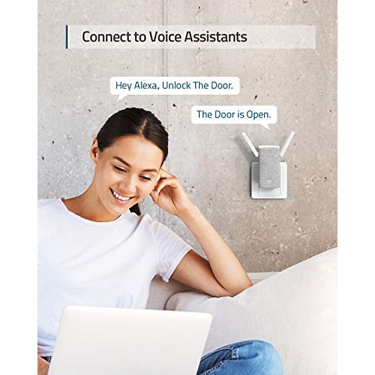 Certified Wi-Fi Bridge for eufy Security Smart Lock, Remote Wi-Fi Unlocking, Instant Notifications, Connect to The Google Assistant or Alexa, Official eufy Accessory.