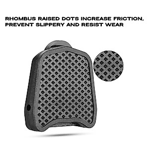 Thinvik Bike Clipless Pedal Adapters for Look Keo Sprint/Classic/Max Carbon/Blade Carbon Ti Clipless Pedal Convert to Universal Platform Pedal