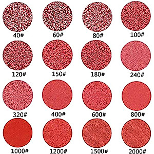 320PCS 3 Inch Sanding Discs, MAPRIAL 40-2000 Grit Assortment Grinding Abrasive Hook and Loop Sandpaper with 1/8” Shank Backer Plate and Soft Foam Buffing Pad for Drill Grinder Rotary Tools Attachment.