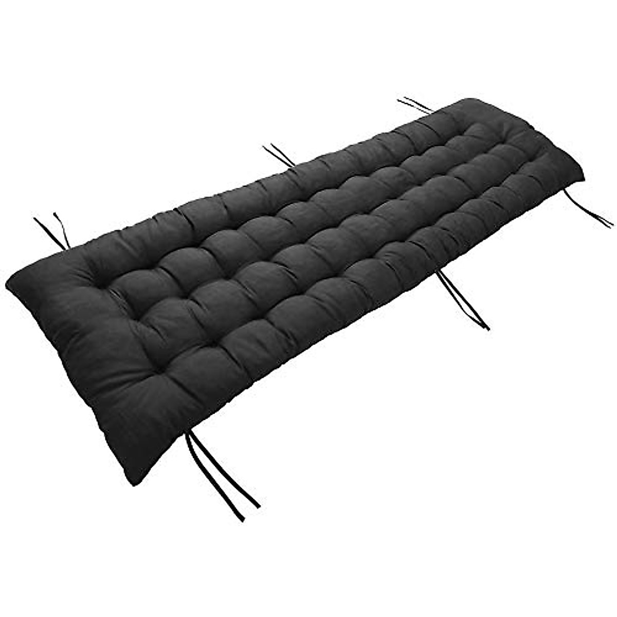 Cranese Thicken Patio Rocking Chair Cushion with 6 Ties,High Back Recliner Chair Lounger Cushion,Relax Chair Pad Mat Swing Bench Seat Cushion Blue E 125x48cm(49x19inch)